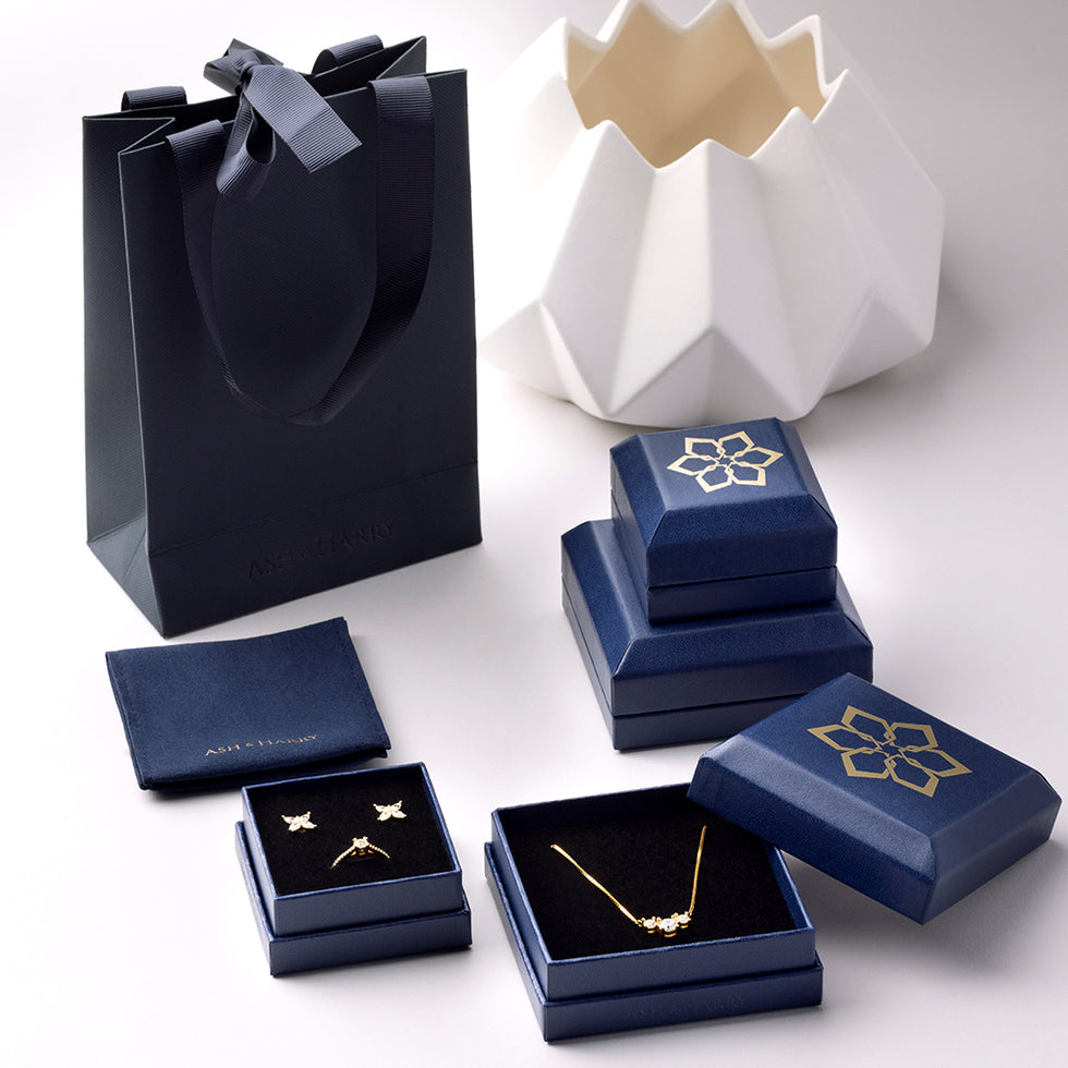 Sunset Halo Ring in 925 Sterling Silver | Ash & Harry