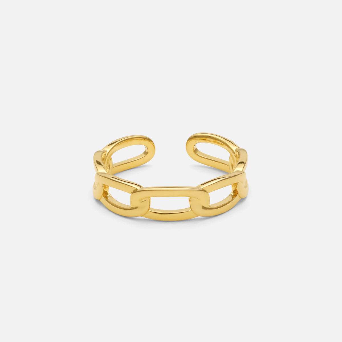Paperclip Ring in 18K Gold Vermeil | Ash & Harry